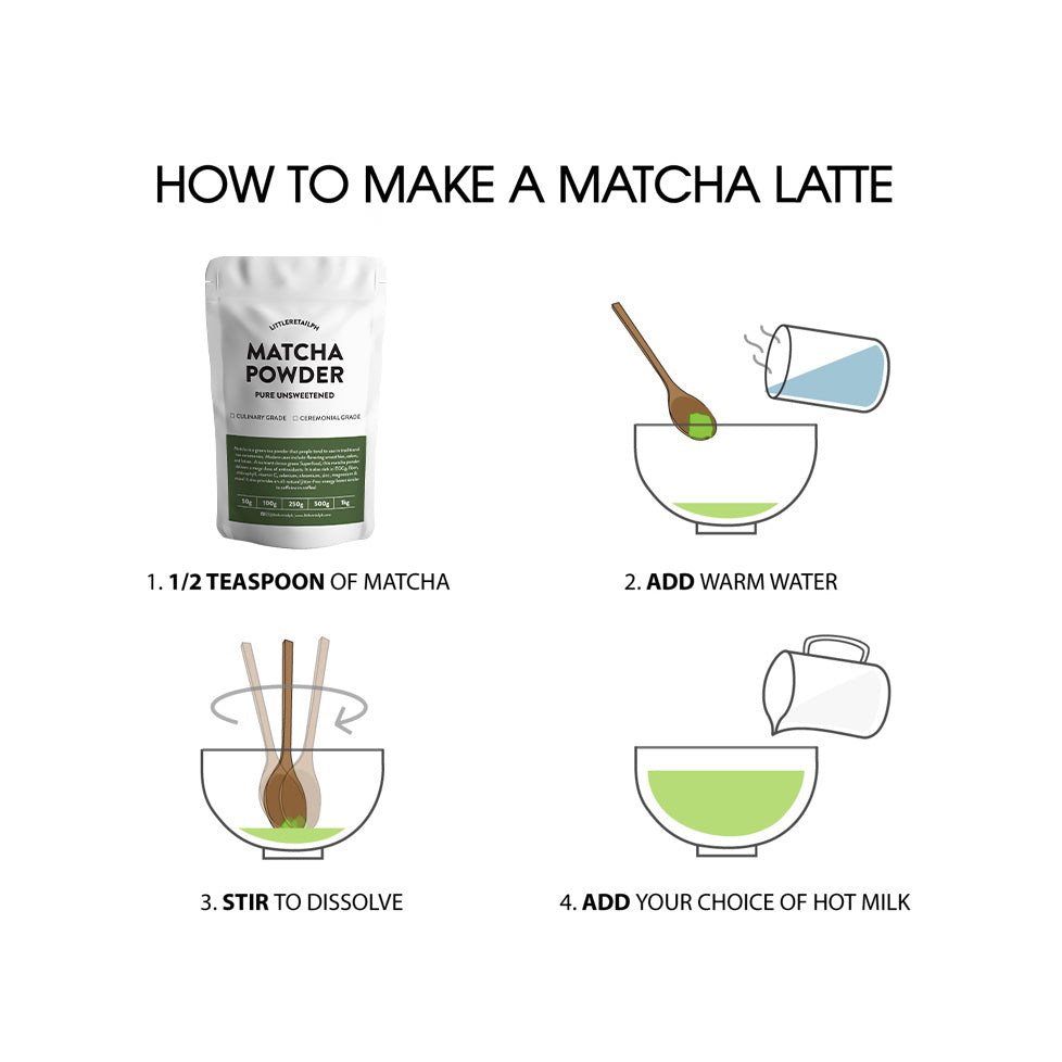 Pure Unsweetened Matcha Powder – Little Retail PH